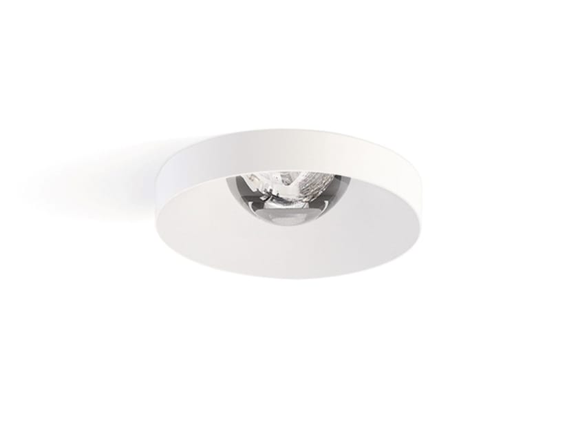LED semi-inset aluminium spotlight PUCK S RECESSED Puck Recessed ...