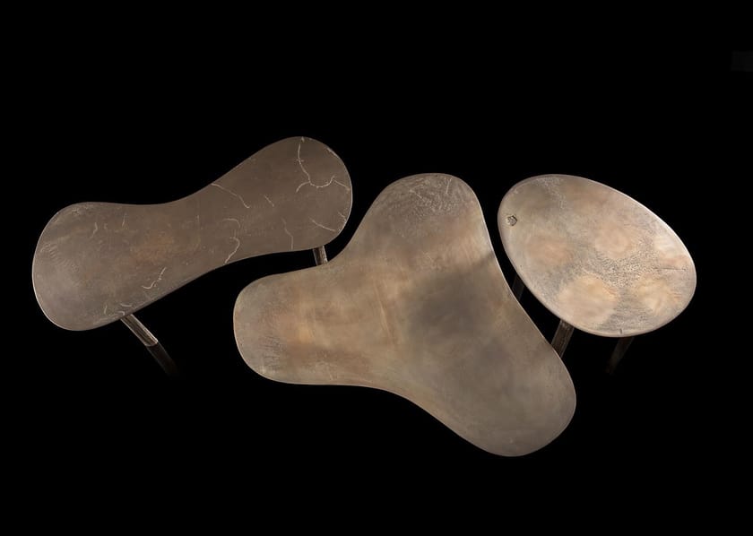 PUDDLE Brass coffee table By Henge | design Yabu Pushelberg