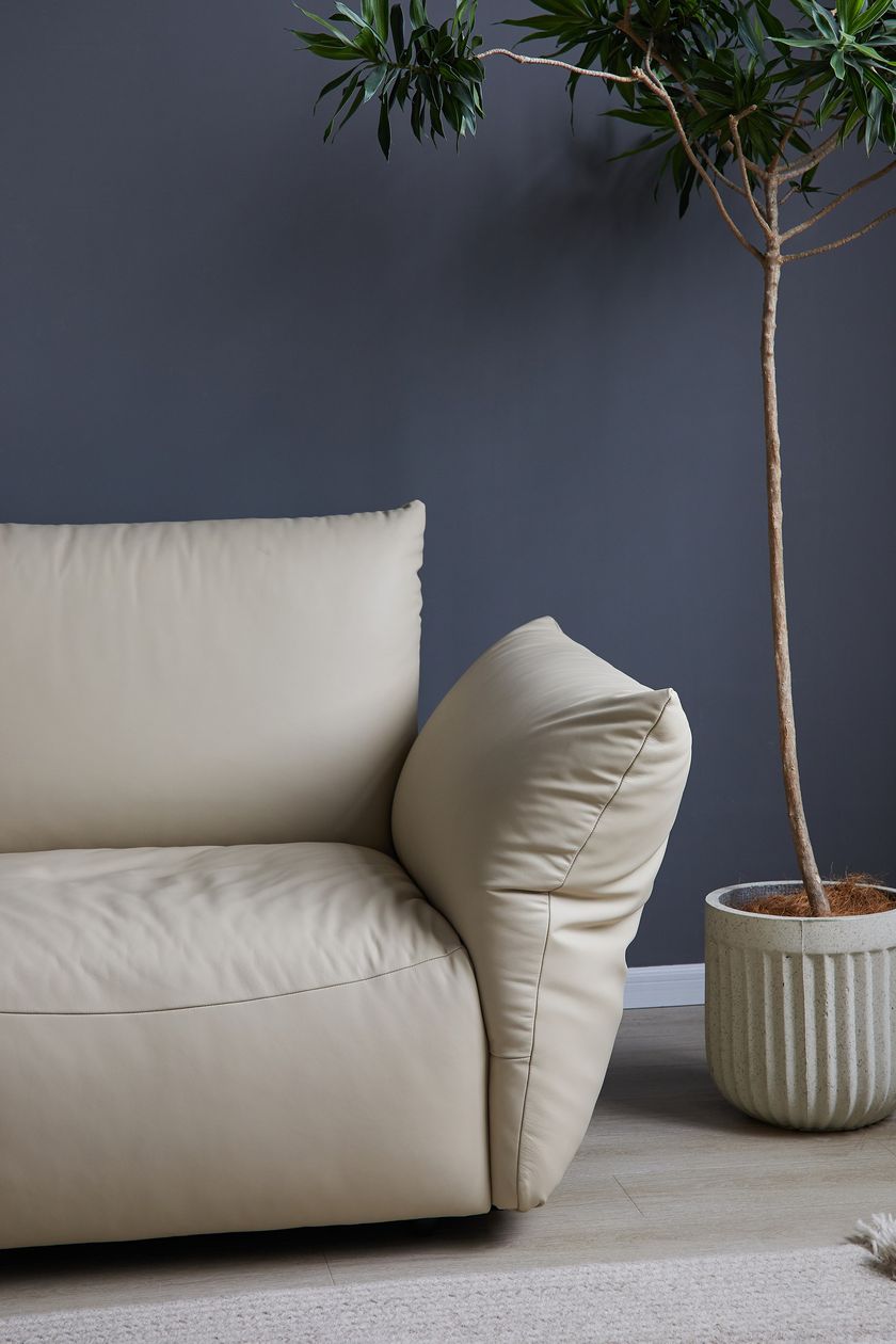 PUFF 3 seater fabric sofa By grado design