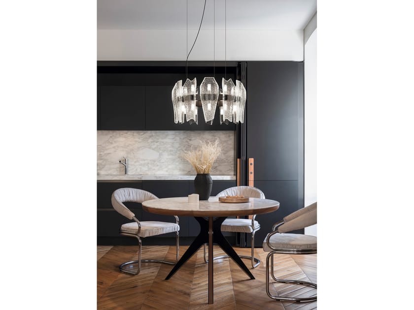 PUNK Pendant lamp By Barovier&Toso | design Roberto Lazzeroni