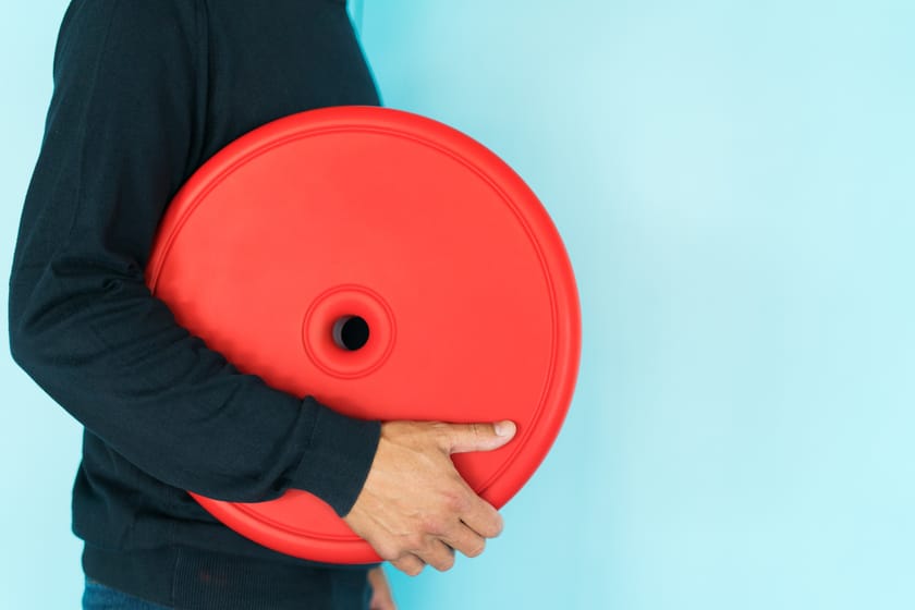 Round polyurethane foam cushion PUNTO 01 By Sentat design Studio Inma ...