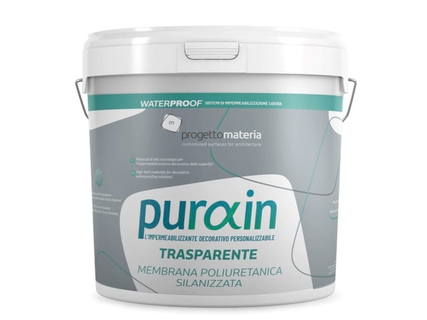 PURAIN TRASPARENTE Impermeabilizzazione liquida By Progettomateria