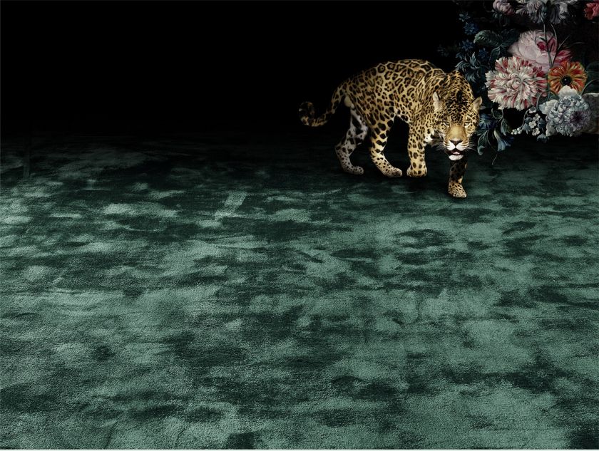 Solid-color silk carpeting PURE SILK Manufaktur Collection By OBJECT CARPET