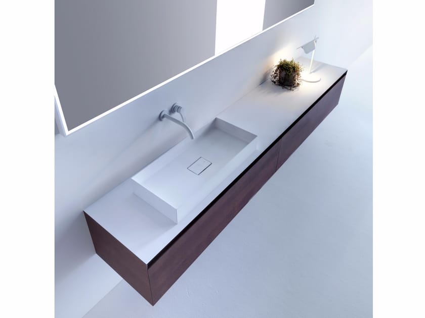 PURE | Mobile lavabo sospeso Collezione Pure By FALPER design Metrica