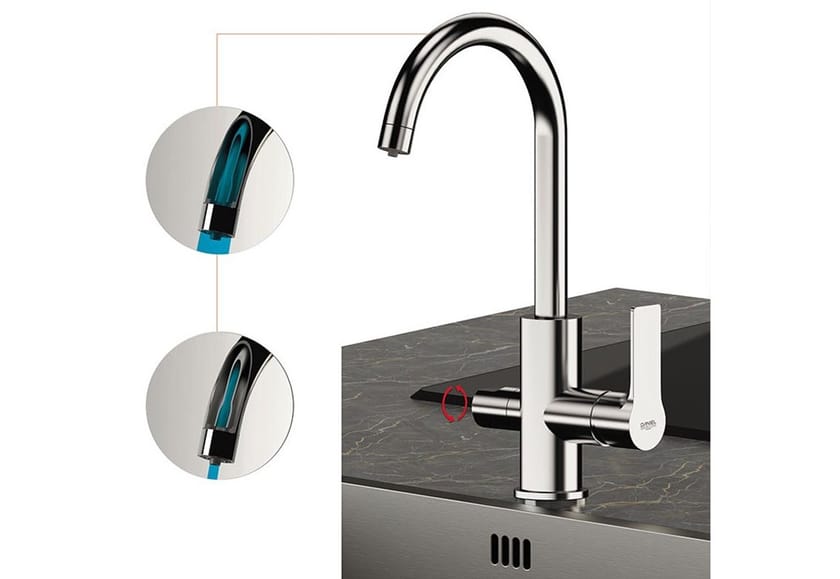 PURIFIED WATER RX679DW | Kitchen mixer tap By Daniel Rubinetterie