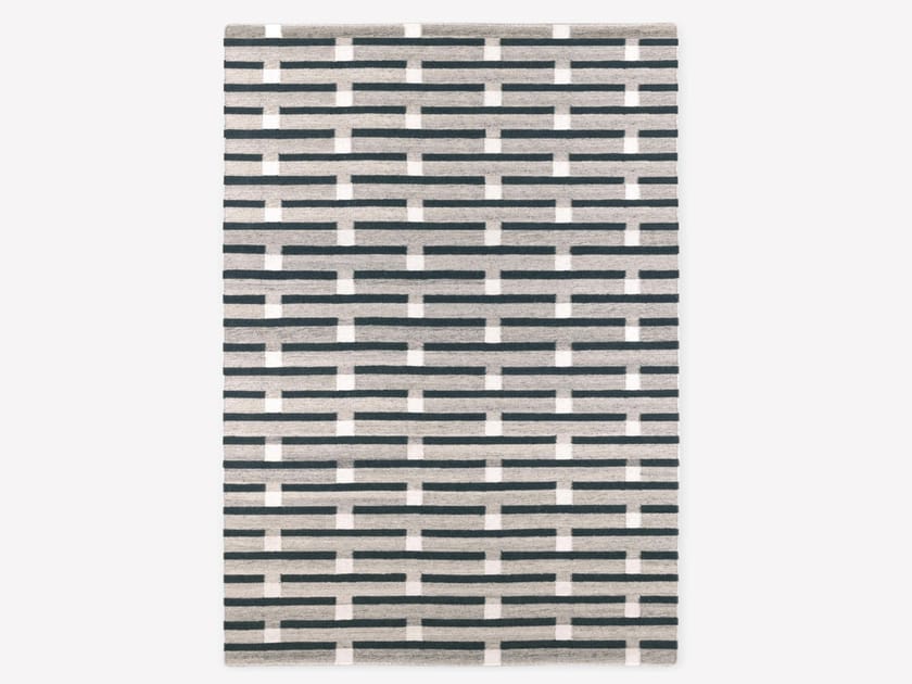 PURLIN Rectangular wool rug with geometric shapes By Case | design ...