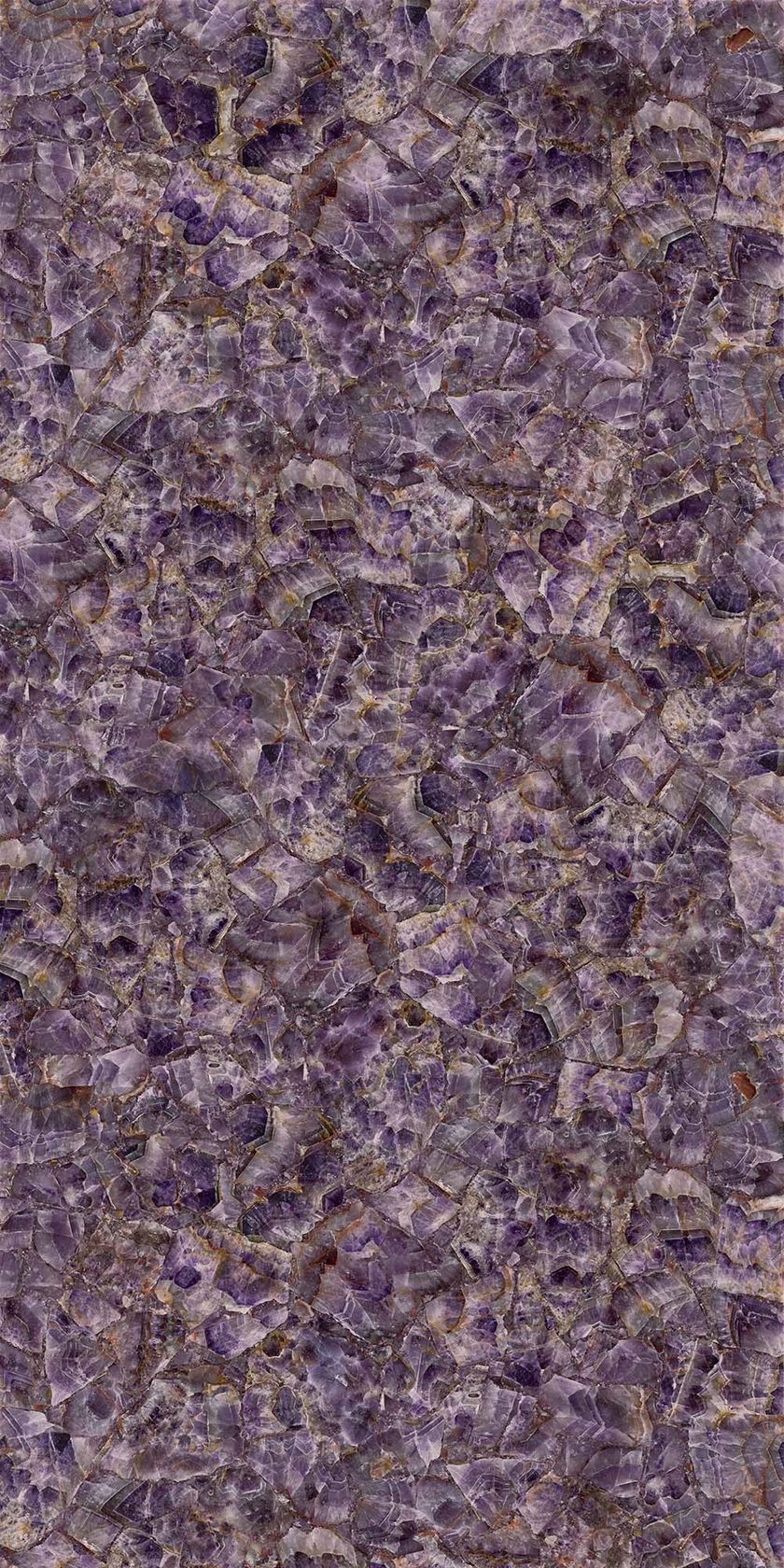 PURPLE GEM Dekorplatte aus Glas By MILLE997