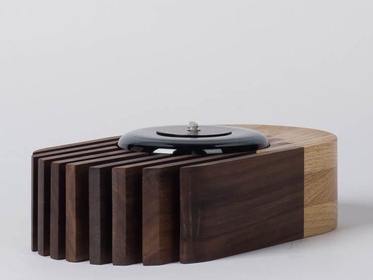 Wooden candle holder PYXIS By Ooumm design Dan Yeffet