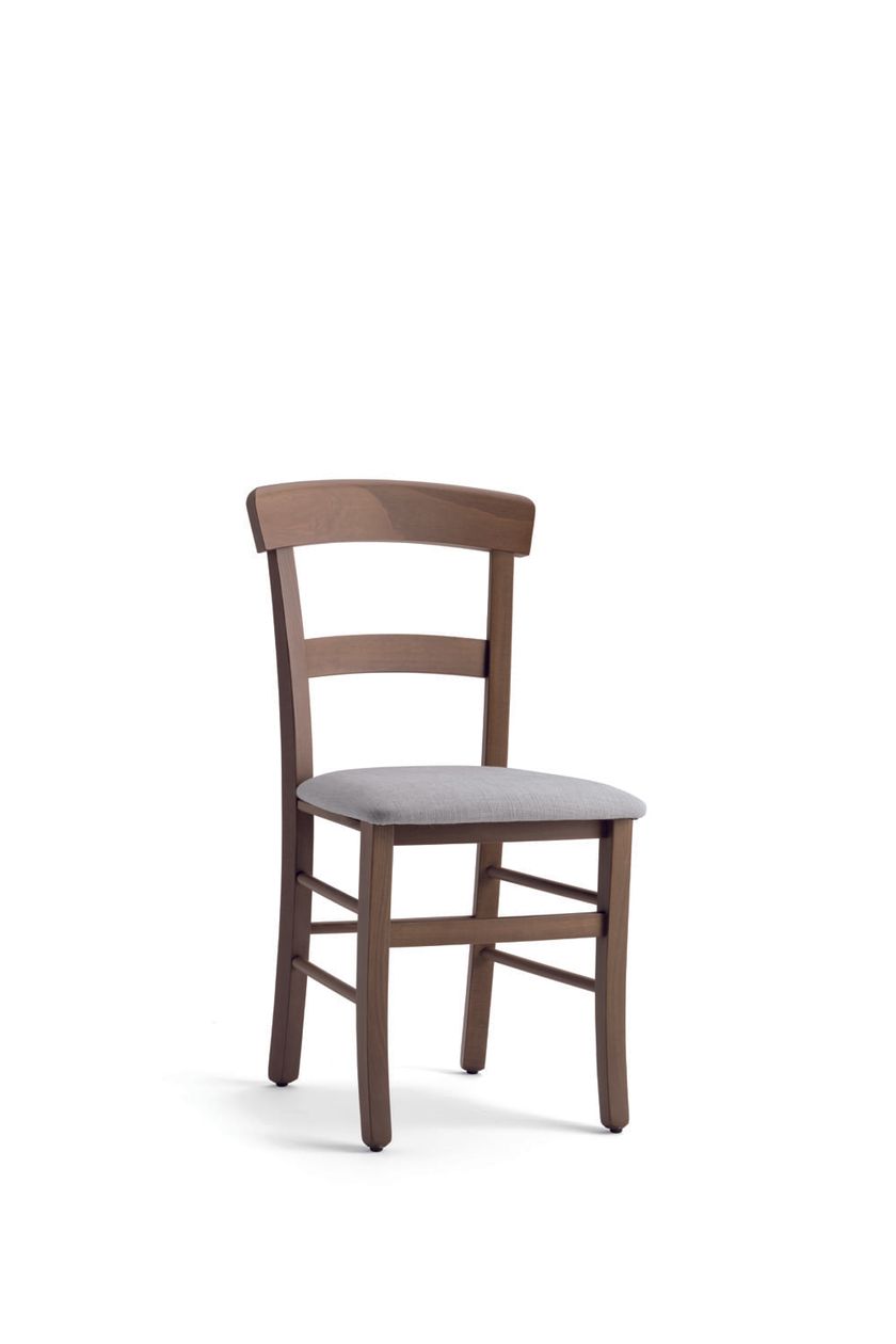 ROMA 42L.i2 Beech chair with integrated cushion By Palma