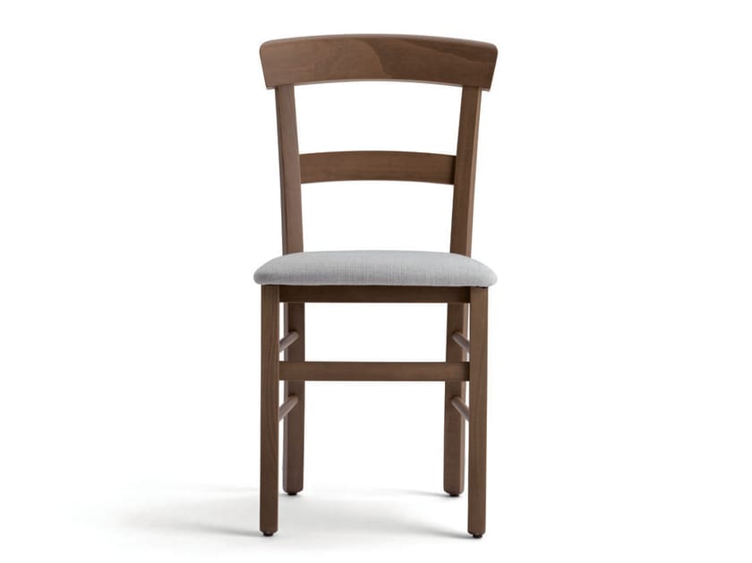 ROMA 42L.i2 Beech chair with integrated cushion By Palma