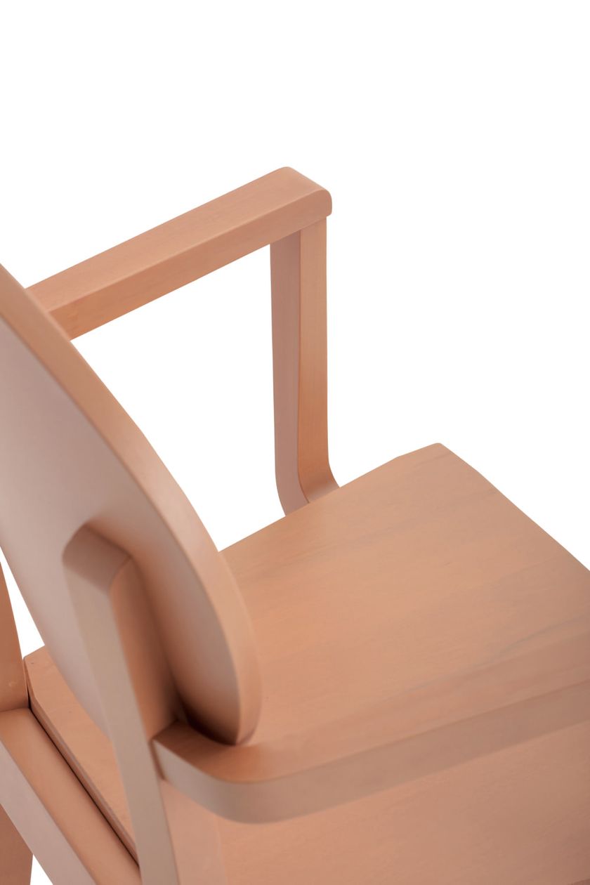 WOODY 49WP.m2 Chaise médaillon en hêtre By Palma