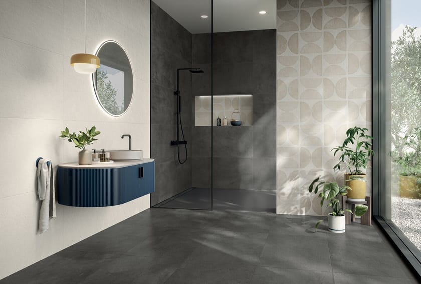 TALC Porcelain stoneware wall/floor tiles with stone effect By Panaria ...