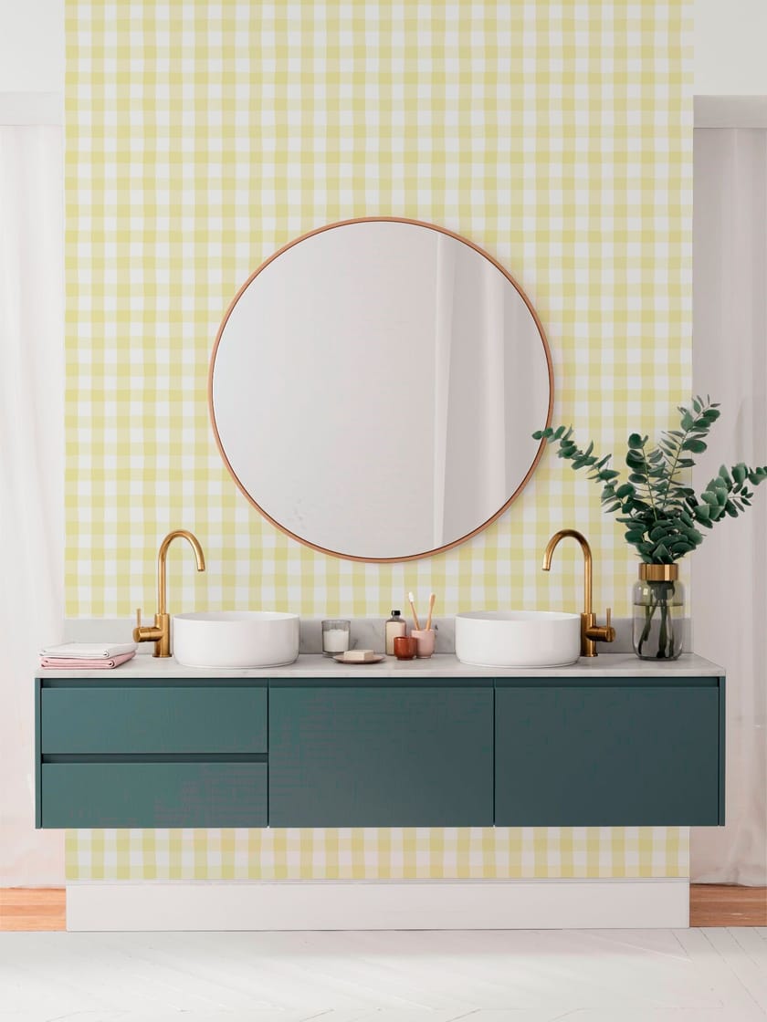 LE PETIT VICHY Carta da parati a striscia unica By PaperMint