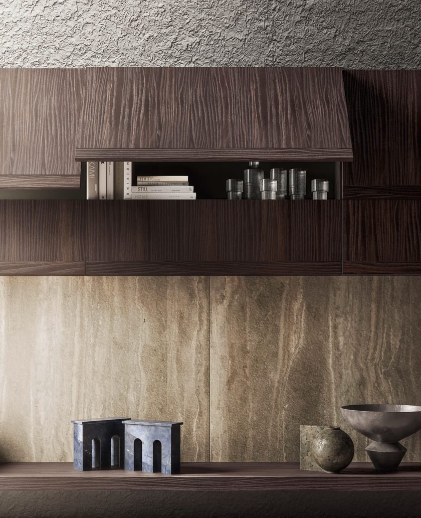MATERIKA RANDOM Storage wall By Pedini