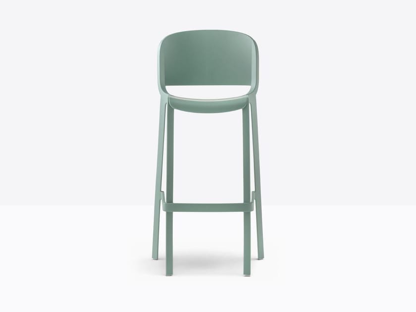 DOME 263 Polypropylene stool By Pedrali | design Odo Fioravanti