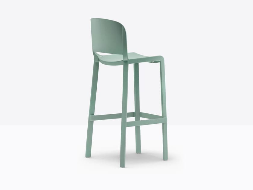 DOME 263 Polypropylene stool By Pedrali | design Odo Fioravanti