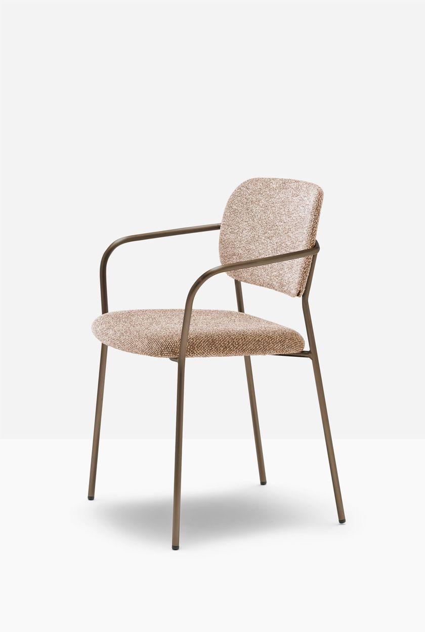JAZZ 3704 Stackable chair with armrests By Pedrali