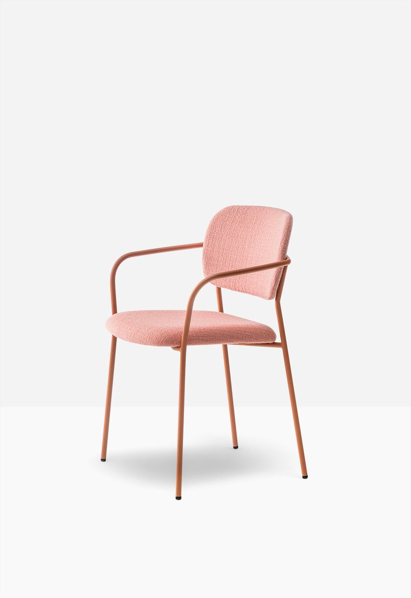 JAZZ 3704 Stackable chair with armrests By Pedrali