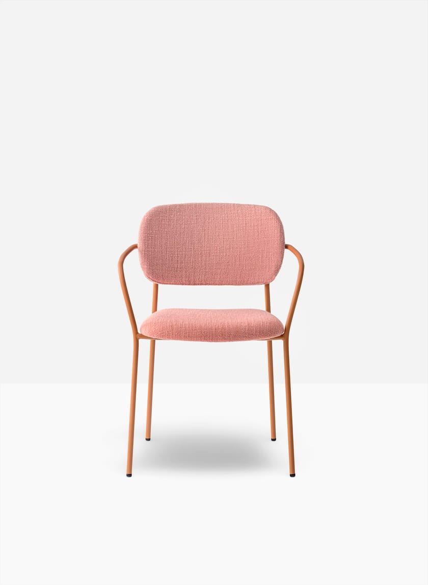 JAZZ 3704 Stackable chair with armrests By Pedrali