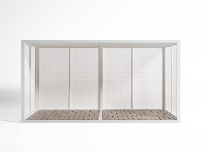 Adjustable aluminium solar shading Perforated Sheet Sidewalls By GANDIA ...