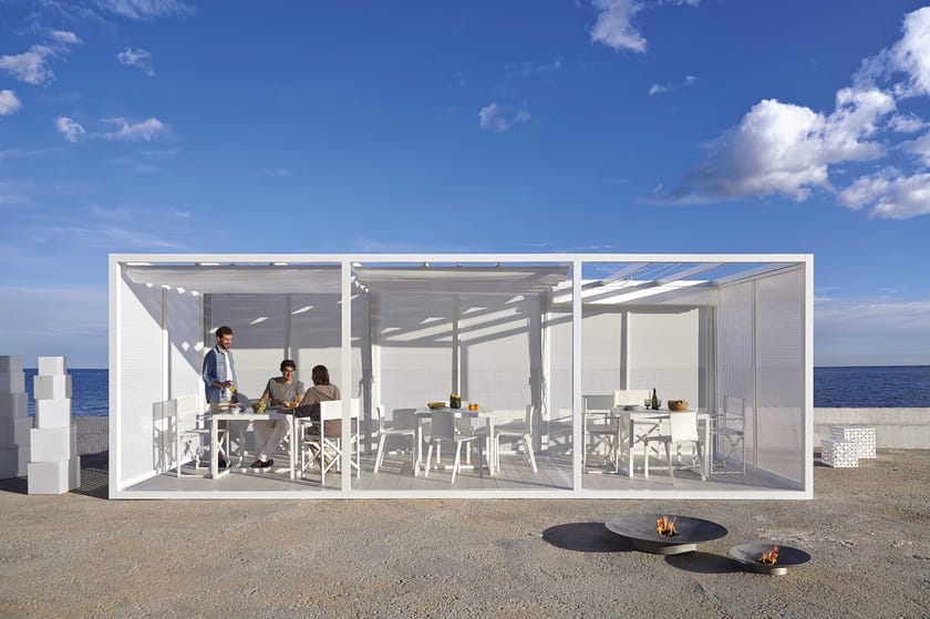 Adjustable aluminium solar shading Perforated Sheet Sidewalls By GANDIA ...