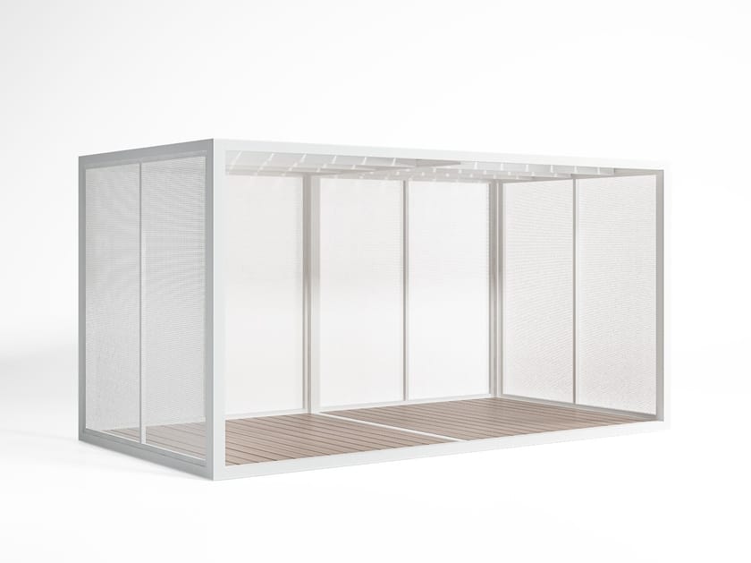 Adjustable aluminium solar shading Perforated Sheet Sidewalls By GANDIA ...