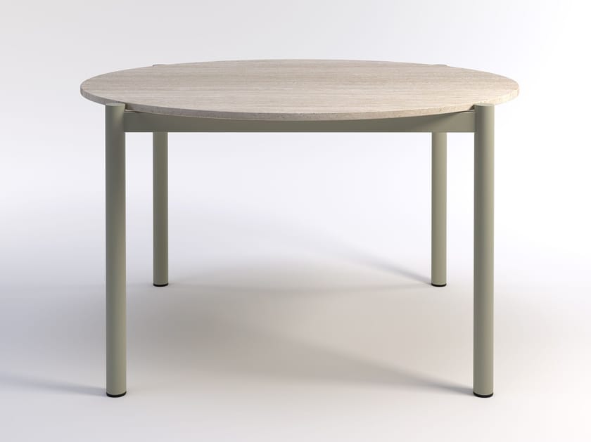 FRYMAN Mesa redonda de comedor de piedra By Phase Design