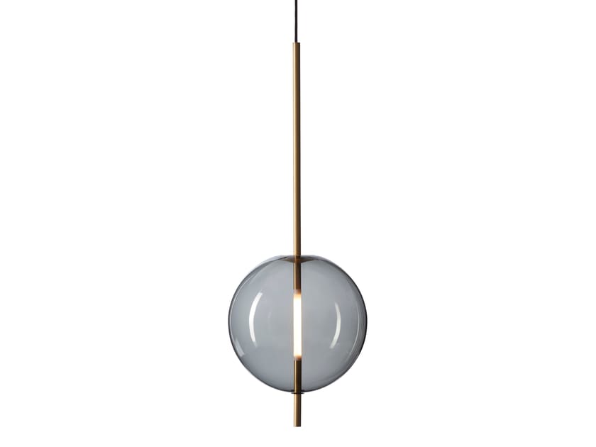 KANDINSKY 30 Pendant lamp in aluminium and glass By Pholc