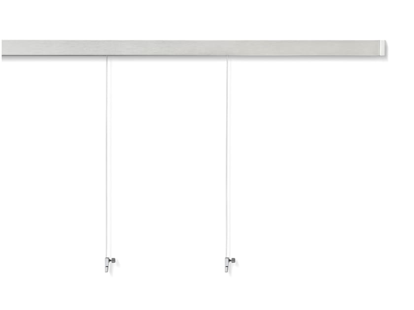 Picture hanging rail Wall-mounted modular metal display unit By Made Design