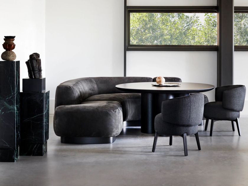 BO DINING Corner fabric sofa By Piet Boon