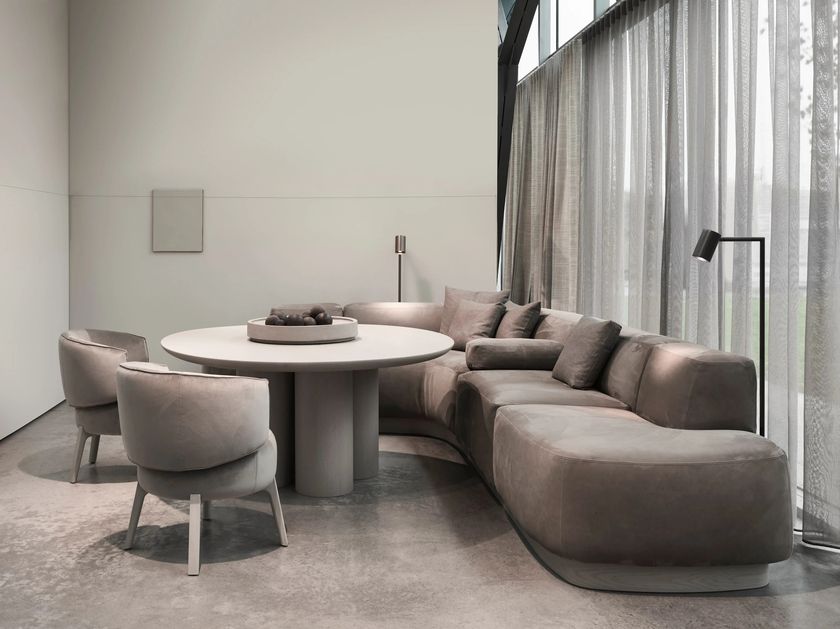 BO DINING Corner fabric sofa By Piet Boon