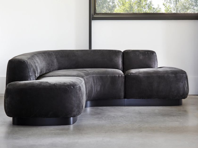 BO DINING Corner fabric sofa By Piet Boon