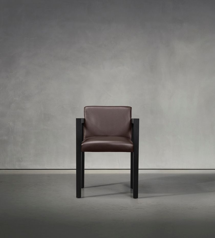 WIETSE Leather chair with armrests By Piet Boon | design Piet Boon