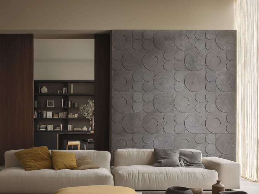 BUKI ARILIEVO Indoor/outdoor Pece stone 3D Wall Cladding By Pietra Pece