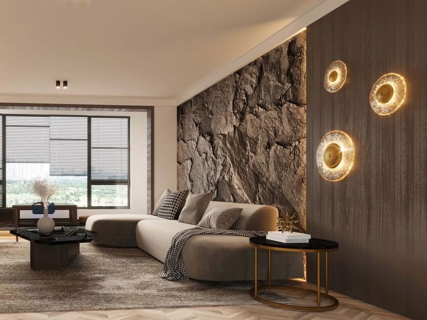 SPRINKLED GLASS Wall lamp By Pikart Lights