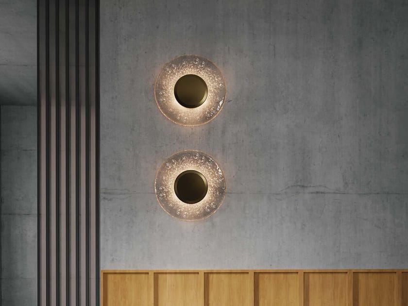 SPRINKLED GLASS Wall lamp By Pikart Lights