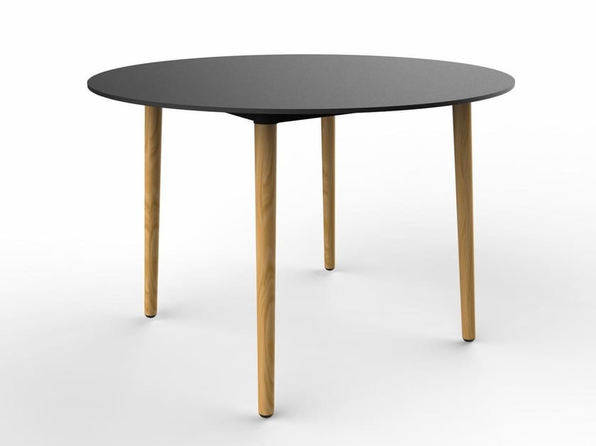 PILOT Round HPL table By Quinze & Milan | design Patrick Rampelotto