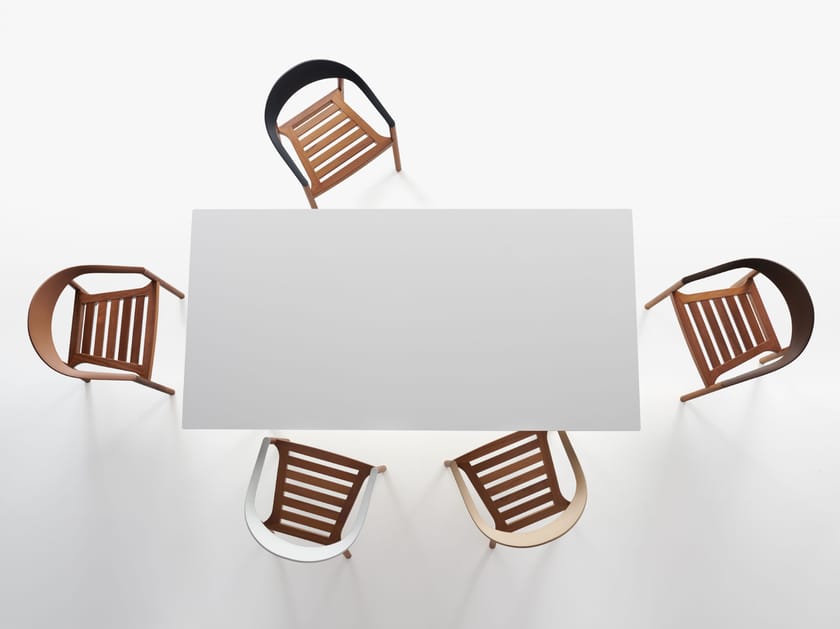 MONZA Rectangular table By Plank