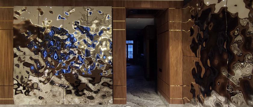 AQUA HIGH WAVE Decorative panel By PlusObject