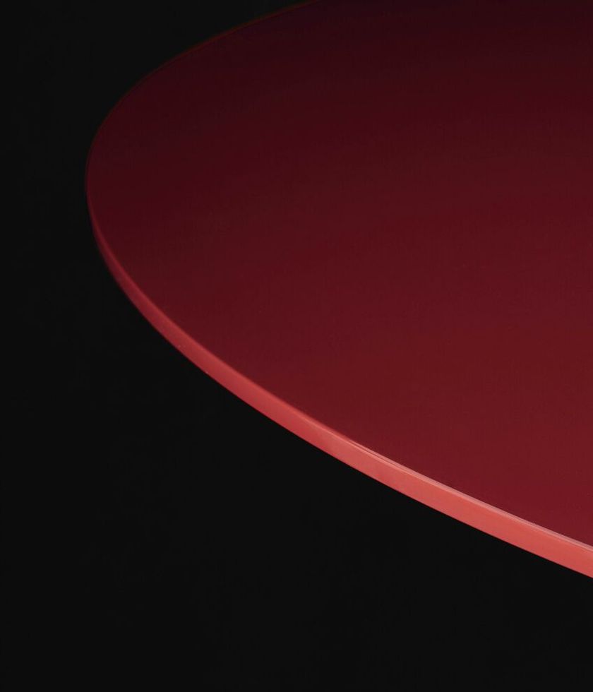 FLUTE Round table By Poliform | design Roberto Barbieri