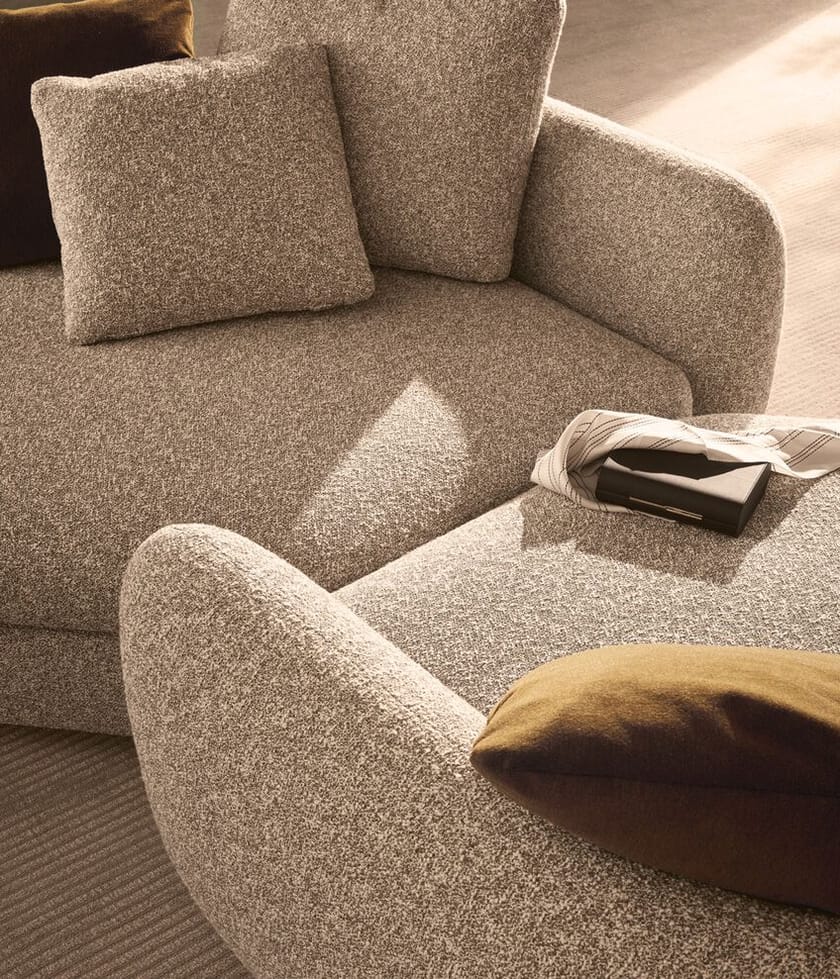 SAINT-GERMAIN Sectional fabric sofa By Poliform | design Jean-Marie Massaud