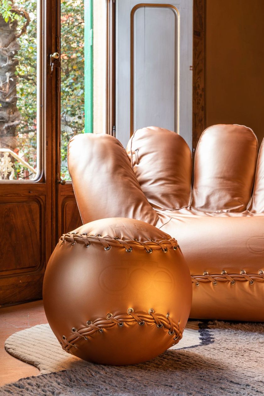JOE GOLD Armchair By Poltronova