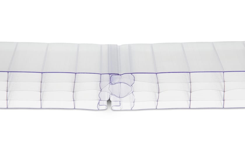 PANELPIÙ 500/40 14P Polycarbonate sheet By PolyPiù