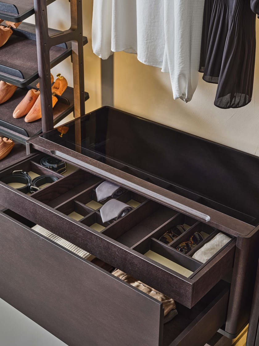 ARIA Walk-in wardrobe By Porada | design David Dolcini