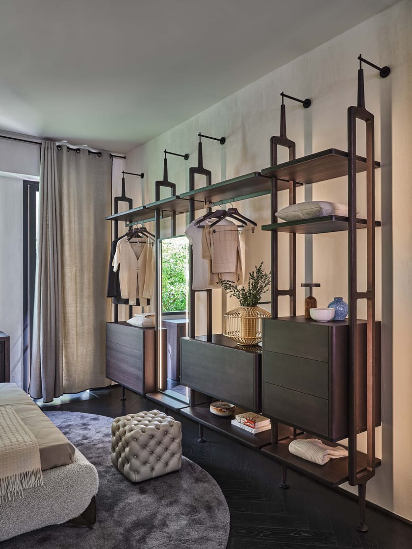 ARIA Walk-in wardrobe By Porada | design David Dolcini