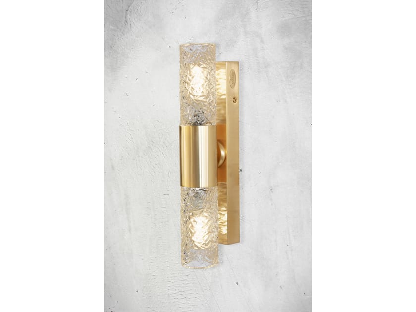 CRYSTAL TUBE 3025/A2 Crystal wall light By Possoni Illuminazione