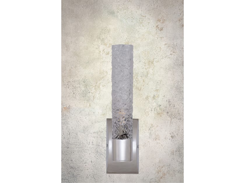 CRYSTAL TUBE 3020/A1 Wall lamp By Possoni Illuminazione