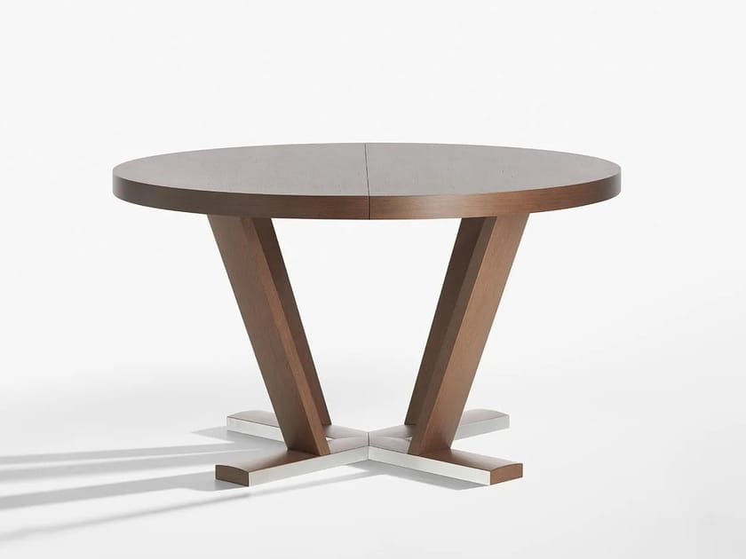 AURA 830/TC1 Extending round table By Potocco | design Mauro Lipparini