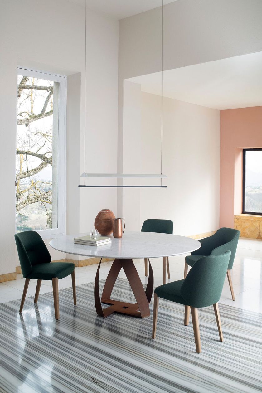 BON BON 770/TC Mesa de salón redonda By Potocco | design Alexander Lorenz