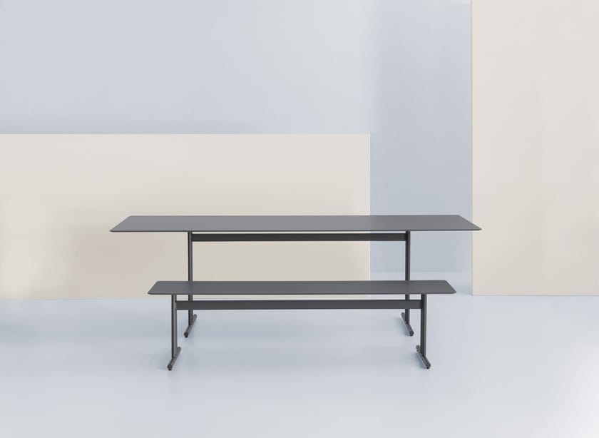 GRAPHIC 955/O-OUT Garden bench By Potocco